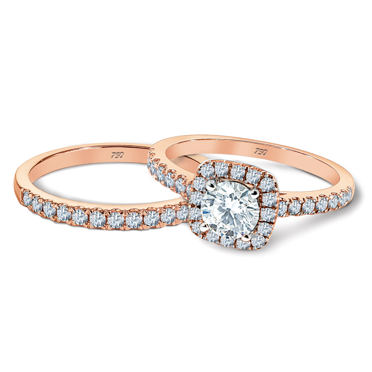 Love’s Halo 18K Gold Diamond Ring - Meyson Jewellery