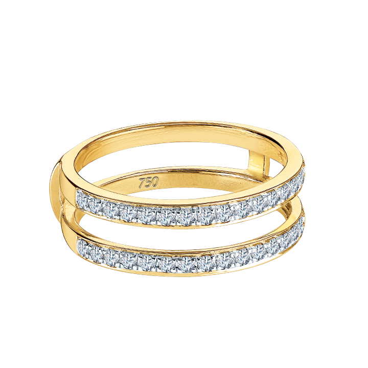 Perfect Match 18K Gold Diamond Ring - Meyson Jewellery