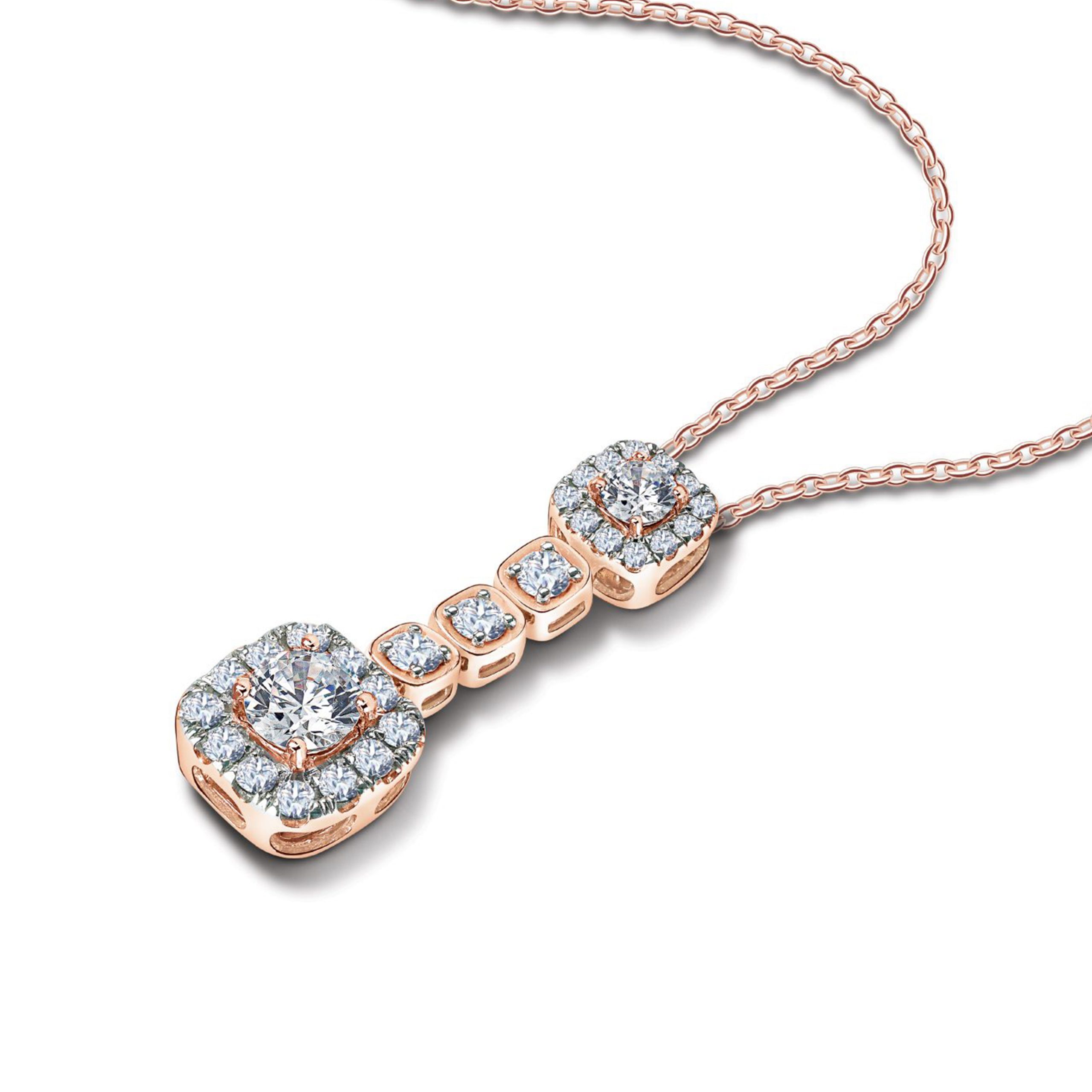 Perfect Match Link 18K Gold Diamond Necklace - Meyson Jewellery