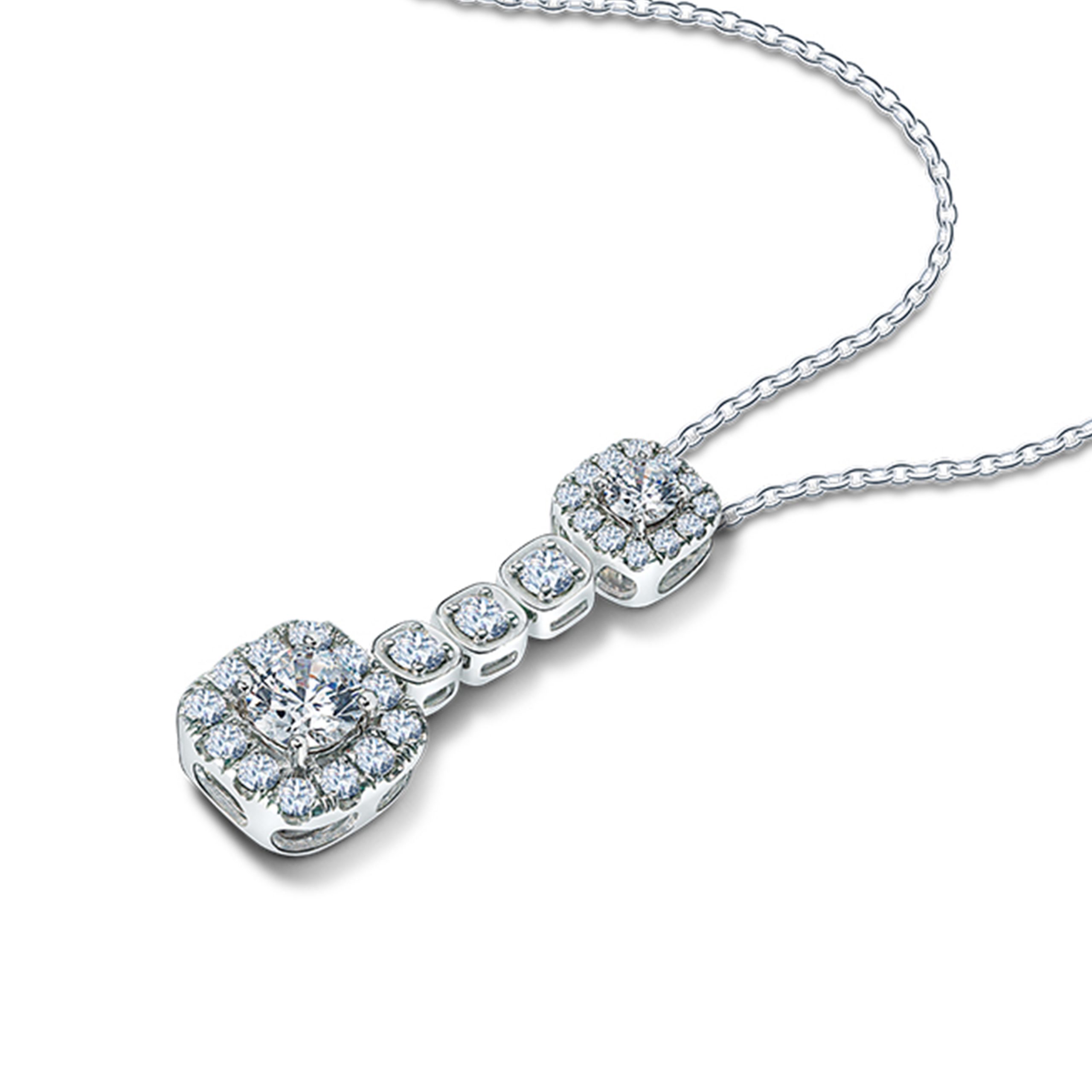 Perfect Match Link 18K Gold Diamond Necklace - Meyson Jewellery