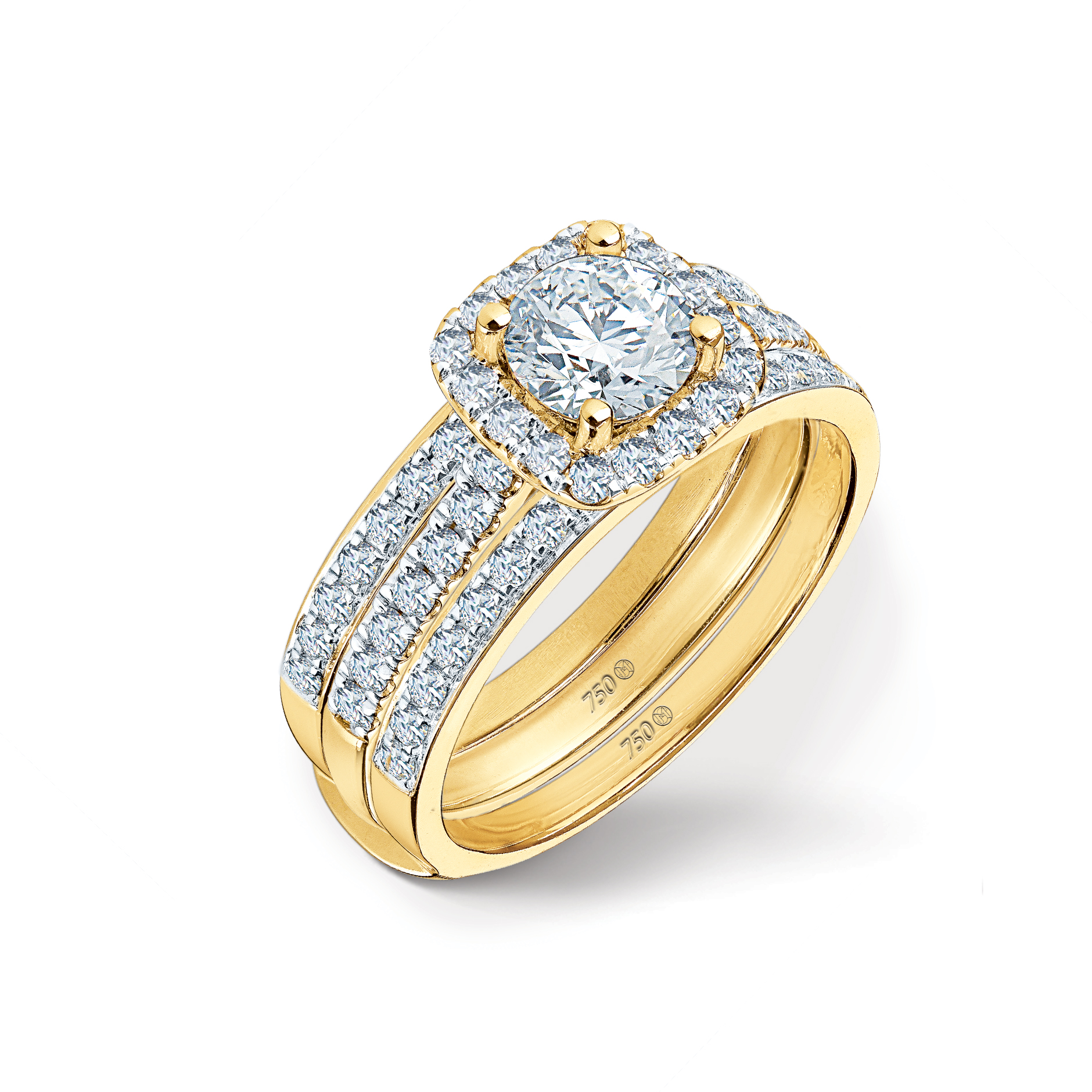 Perfect Match 18K Gold Diamond Ring - Meyson Jewellery